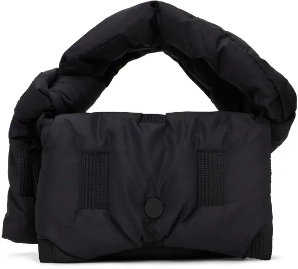 Issey Miyake Square Cushion Messenger Bag - 15 Black | Editorialist